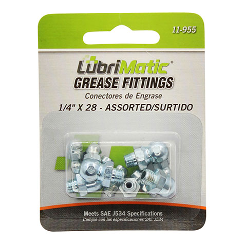 LubriMatic Standard Grease Fitting Assortment - 8 Piece - Lubrication