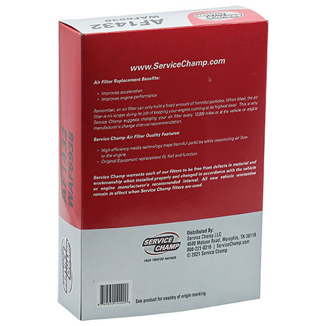 Service Champ Air Filter - Service Champ