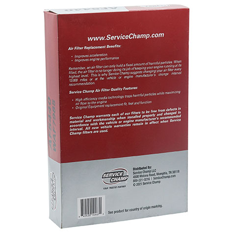 Service Champ Air Filter - Service Champ