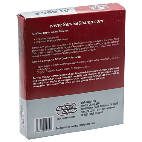 Service Champ Air Filter - Service Champ