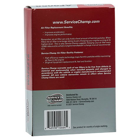 Service Champ Air Filter - Service Champ