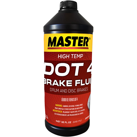 Master 32oz Brake Fluid Dot 4 - Master Products