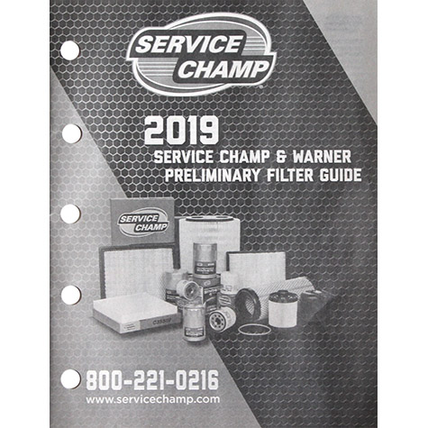 Service Champ 2020 Preliminary Filter Guide - Application Guides