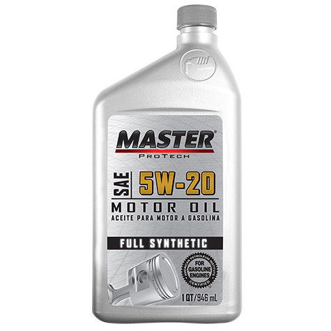 Master Full Syn 5W20 6/1Qt - Master Motor Oil