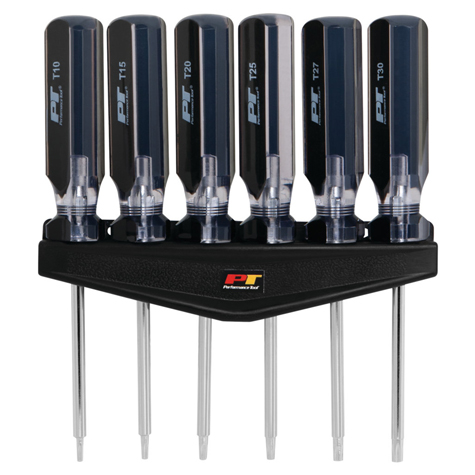 Performance Tool - 6 pc. Star Screwdriver Set - Screwdrivers