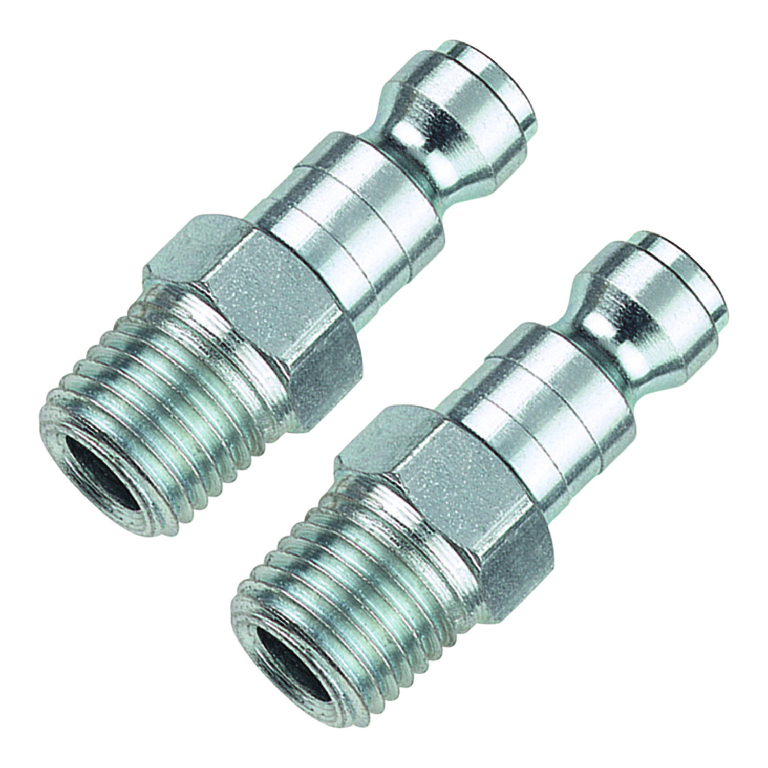 Tru-Flate 1/4in T Design x 1/4in MNPT Steel Plug - Couplers