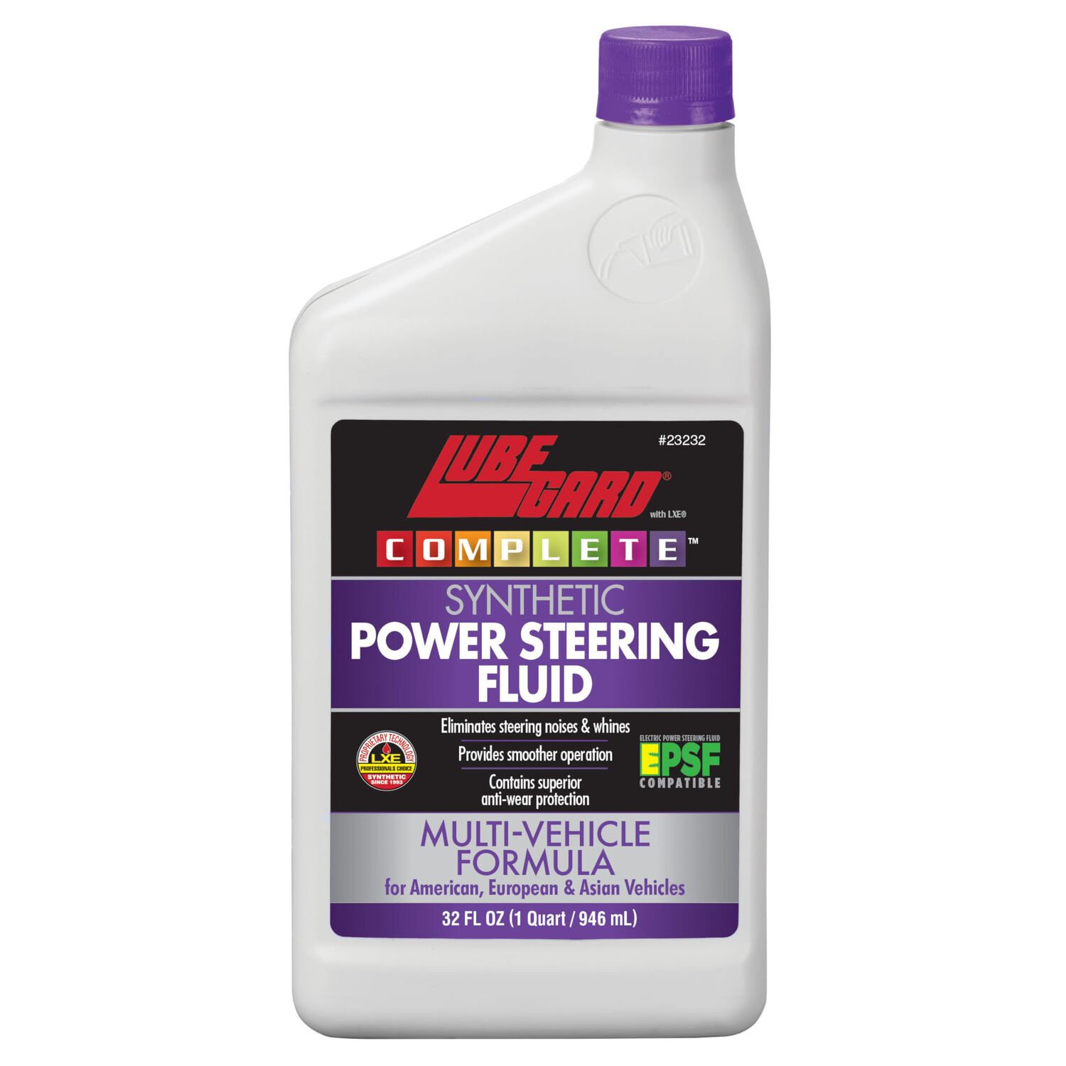 Lubegard Complete Synthetic Power Steering Fluid - 32 fl. oz. - Power Steering Treatments
