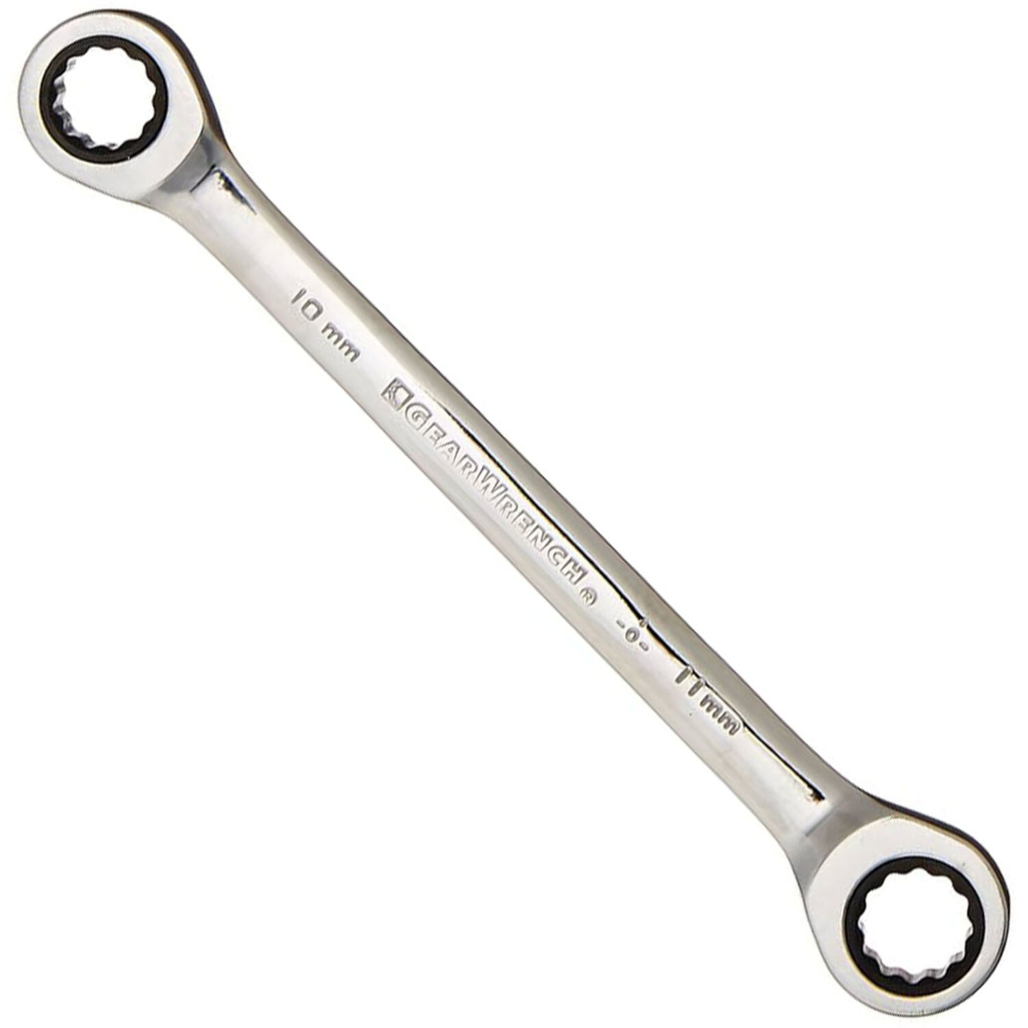 GearWrench 10mm x 11mm 12 Point Double Box Ratcheting Wrench - Sockets ...