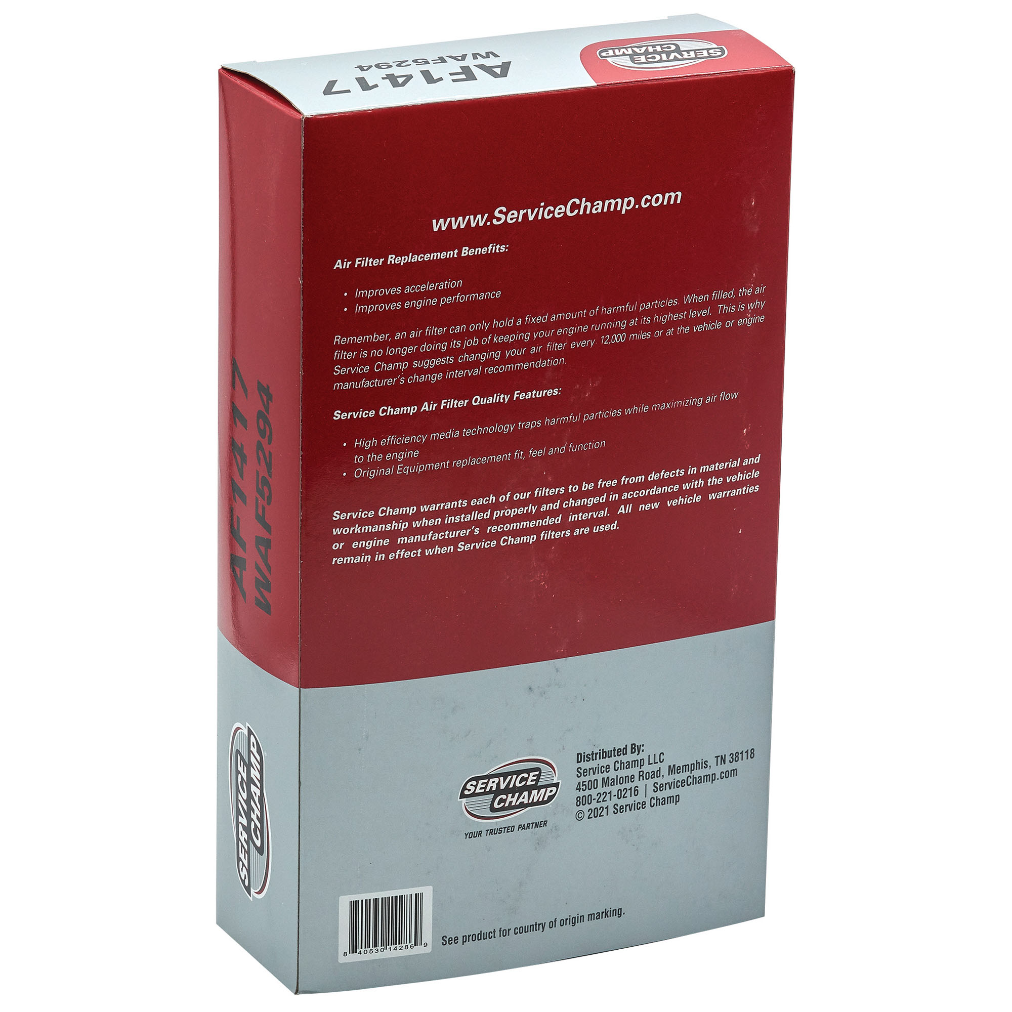 Service Champ Air Filter - Service Champ