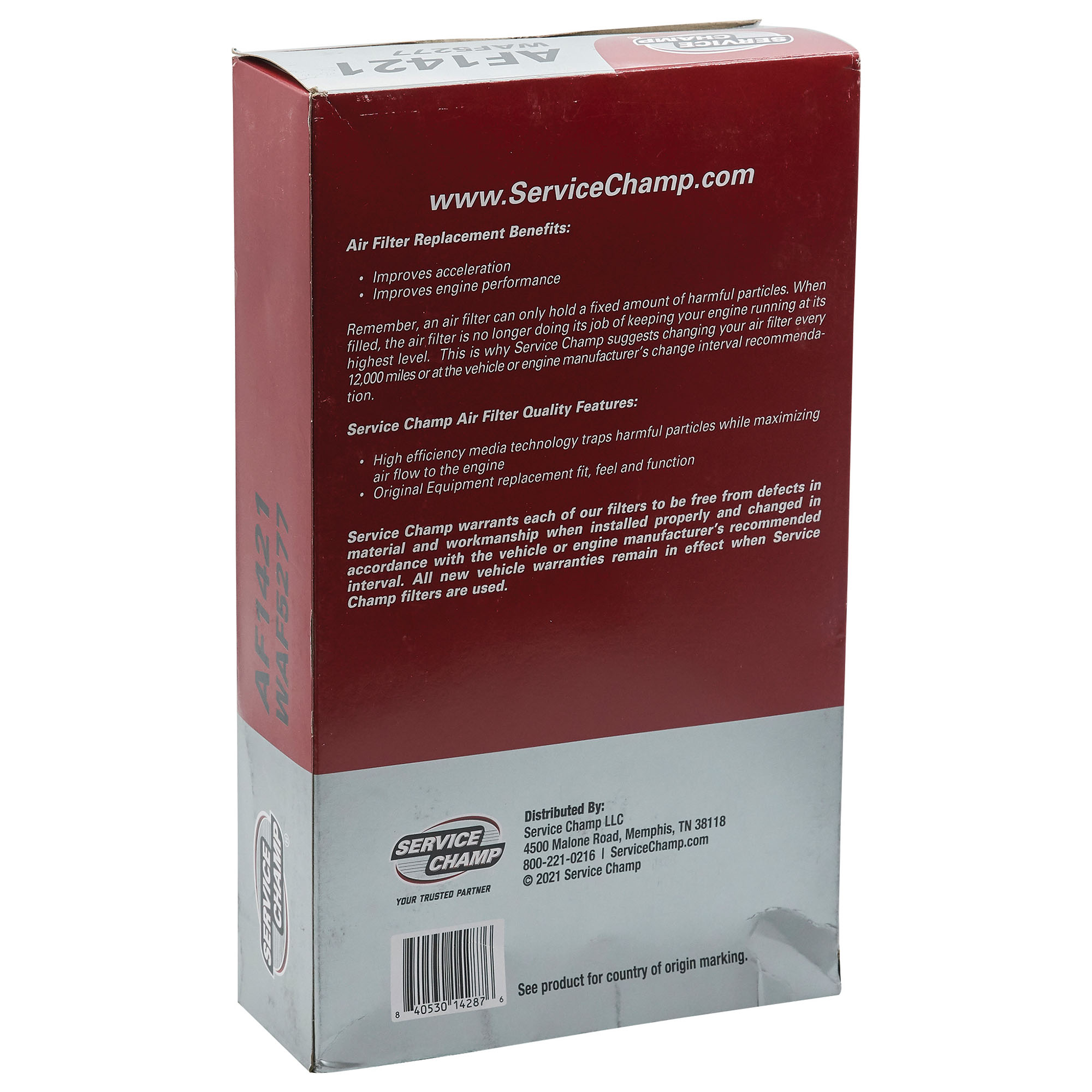 Service Champ Air Filter - Service Champ