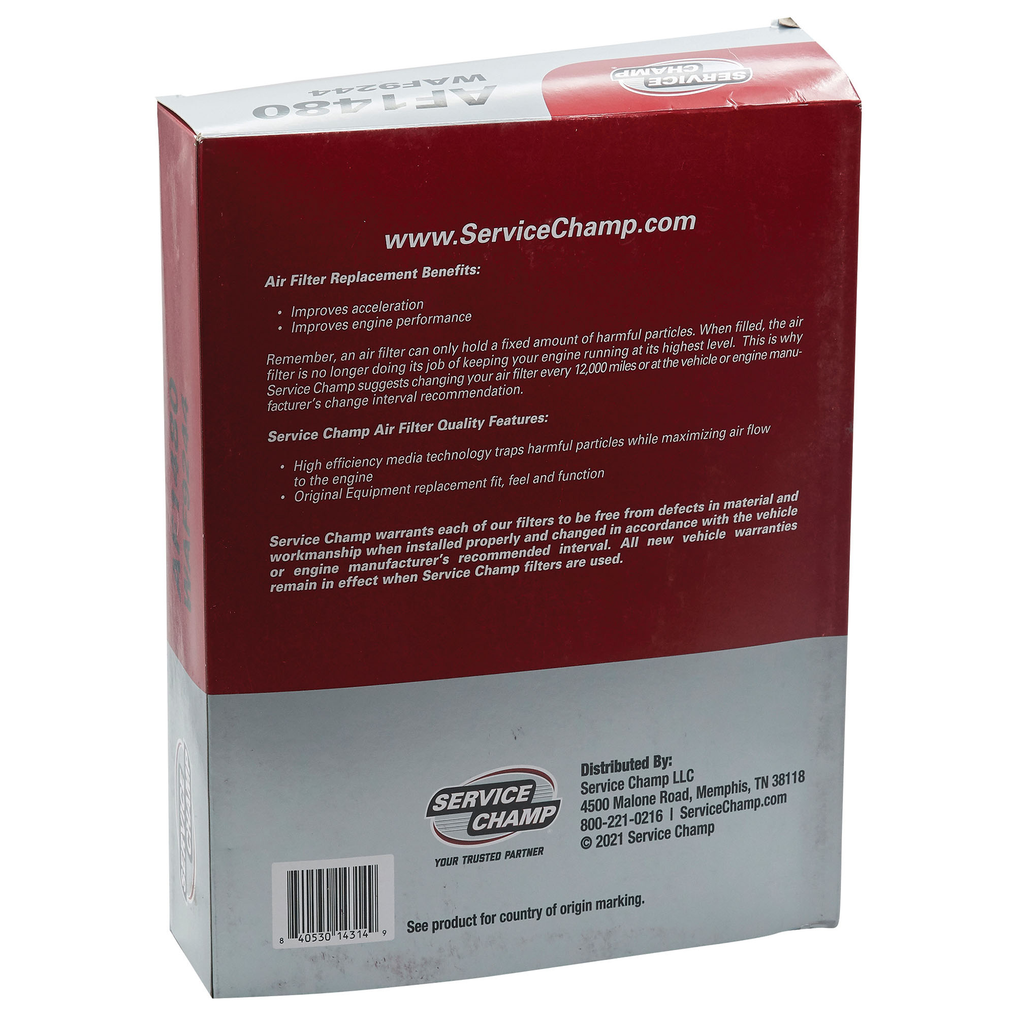 Service Champ Air Filter - Service Champ