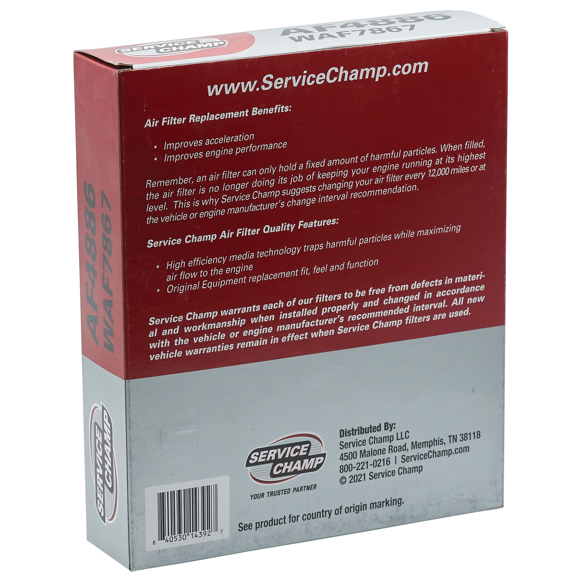 Service Champ Air Filter - Air Filters