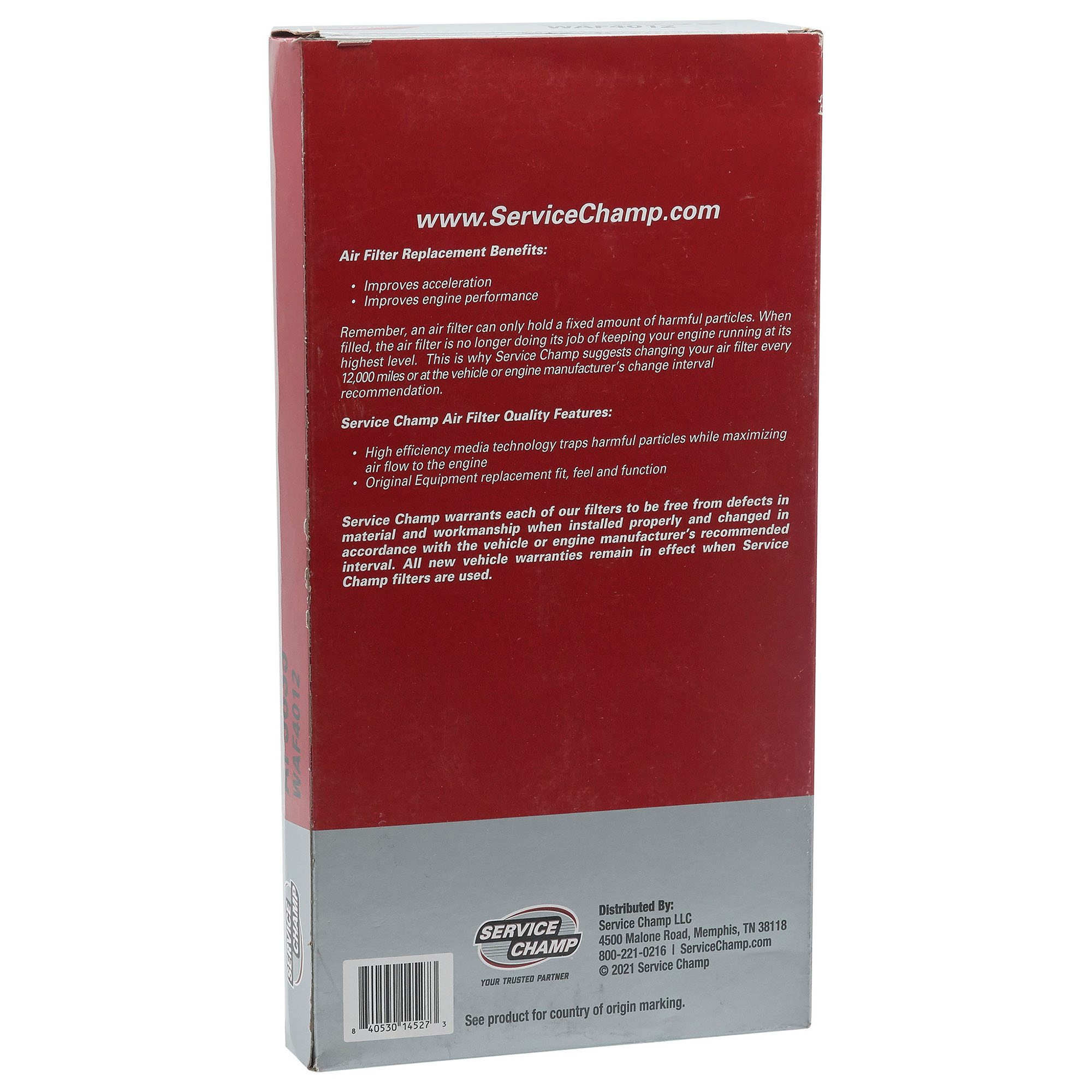 Service Champ Air Filter - Service Champ