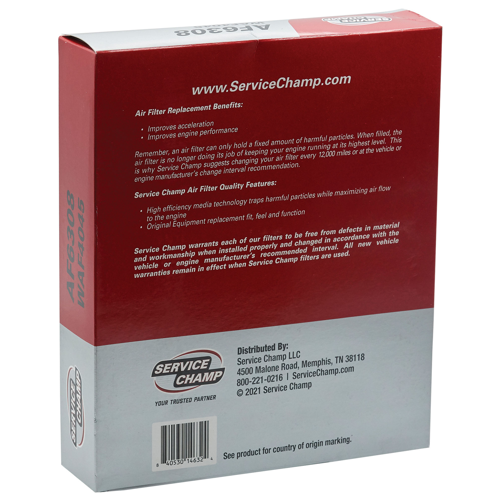 Service Champ Air Filter - Service Champ