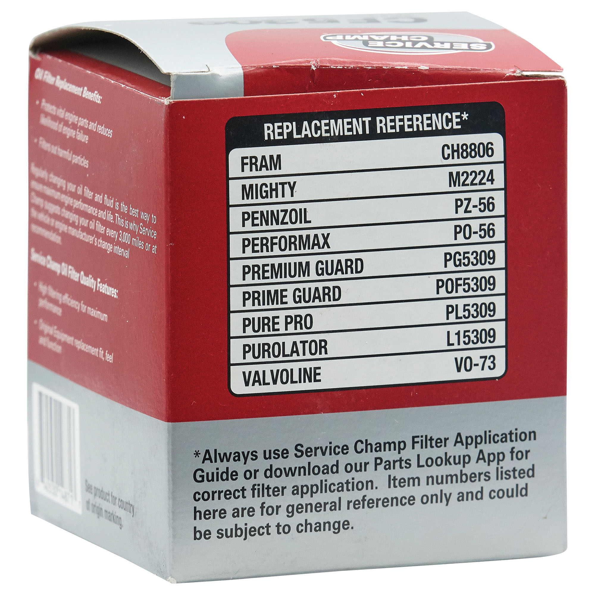 Service Champ Oil Filter - Service Champ