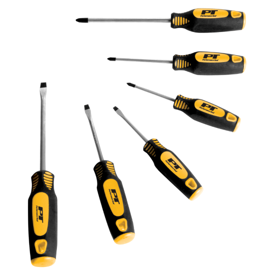 Performance Tool 6 Piece Screwdriver Set - Performance Tool