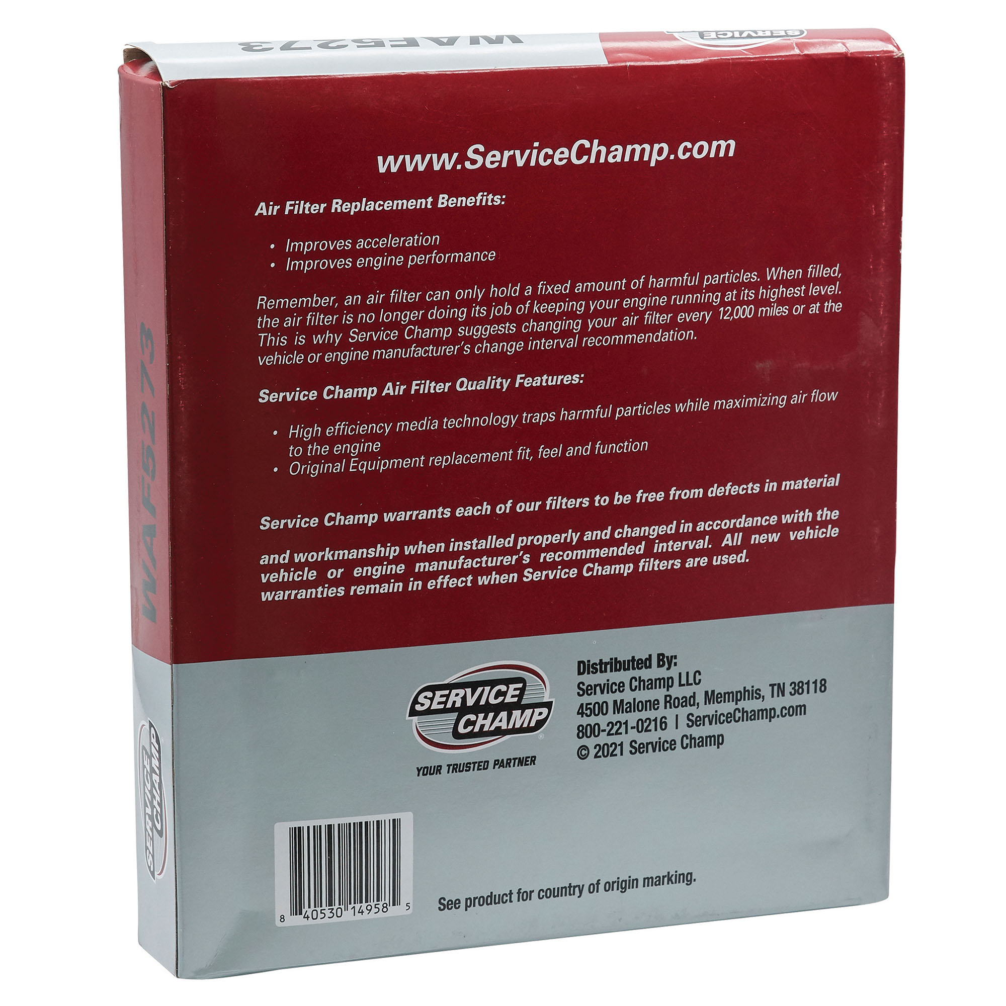 Service Champ Air Filter - Service Champ